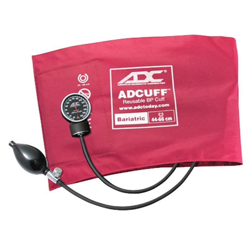 Bariatric Blood Pressure Cuff, Burgundy | SME, Inc. USA