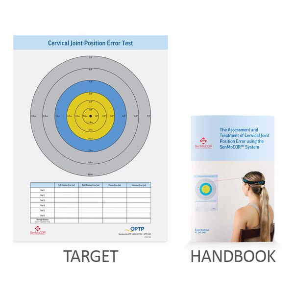 SenMoCOR™ JPE Target and Cervical Joint Position Error Handbook ONLY | SME, Inc. USA